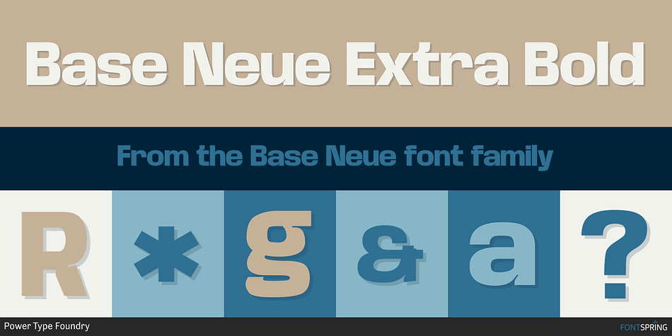 Base Neue Extra Bold Font