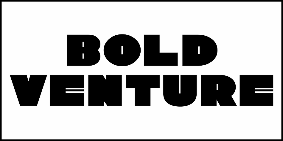Bold Venture JNL Font