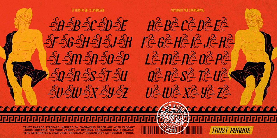Trust Parade Typeface Font