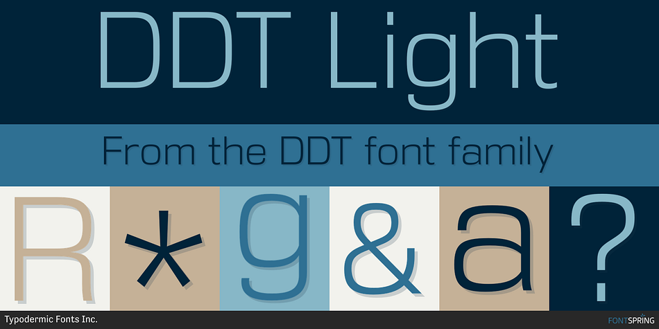 DDT Light Font