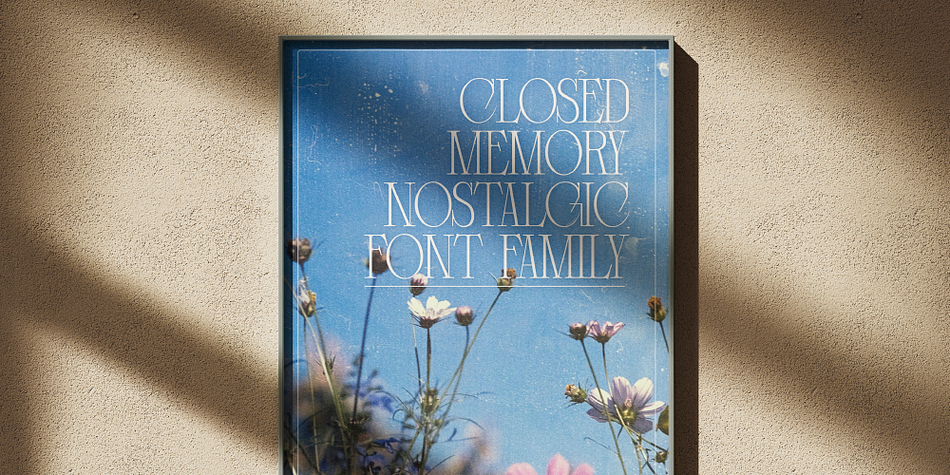 Closed Memory Font