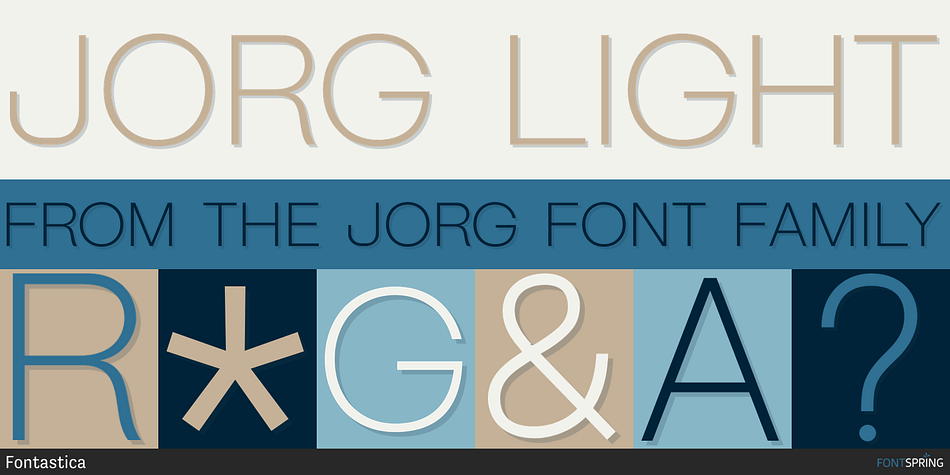 JORG Light Font