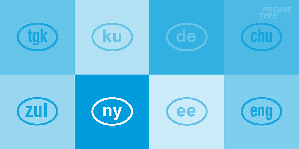 Language Code Font