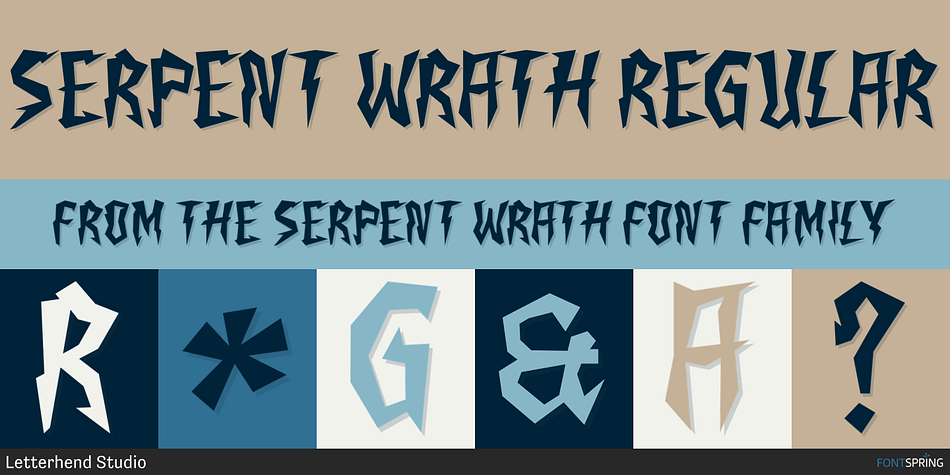 Serpent Wrath Regular Font