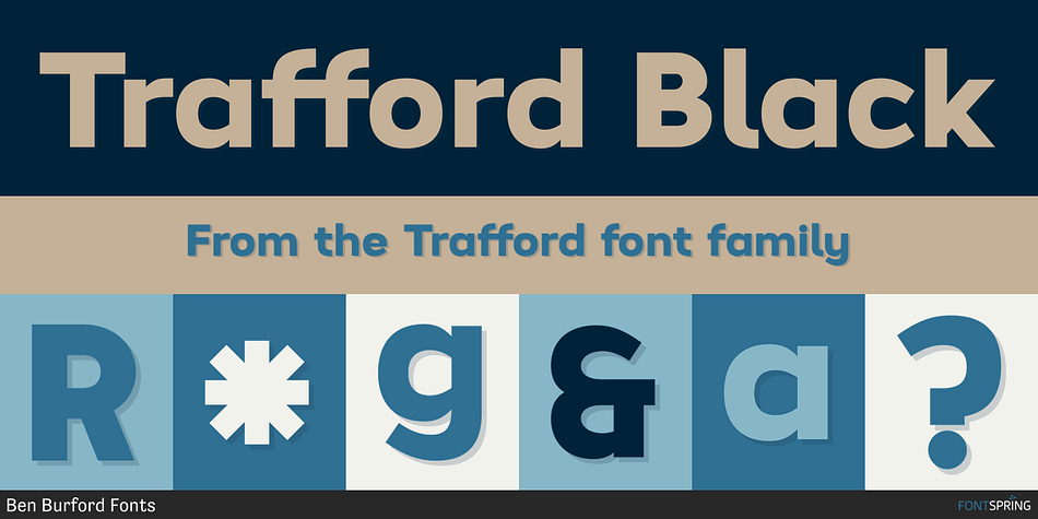 Trafford Black Font