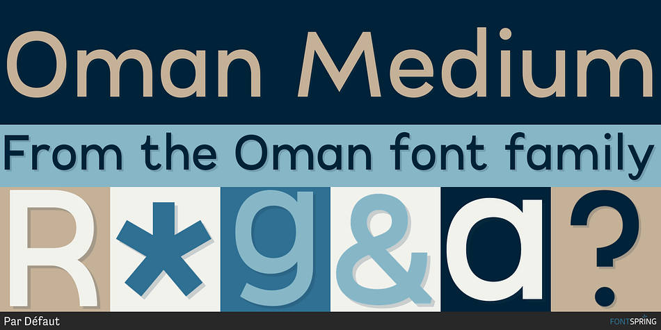 Oman Medium Font