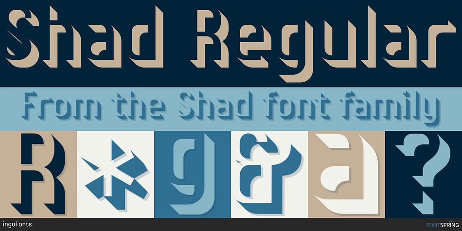 Shad Regular Font