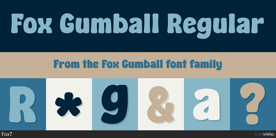 Fox Gumball Regular Font