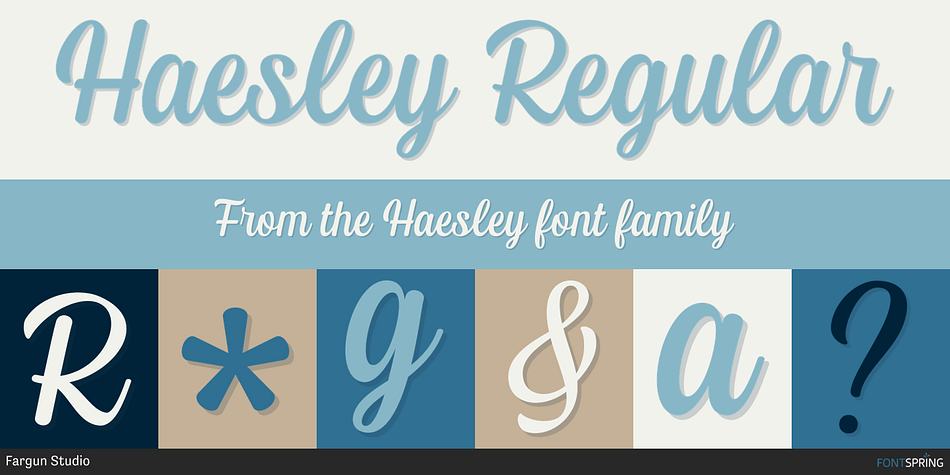 Haesley Regular Font