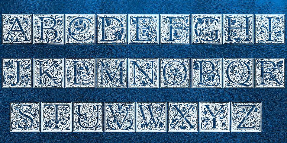 Cloister Initials, GT Font