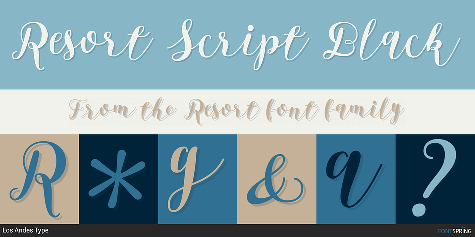 Resort Script Font