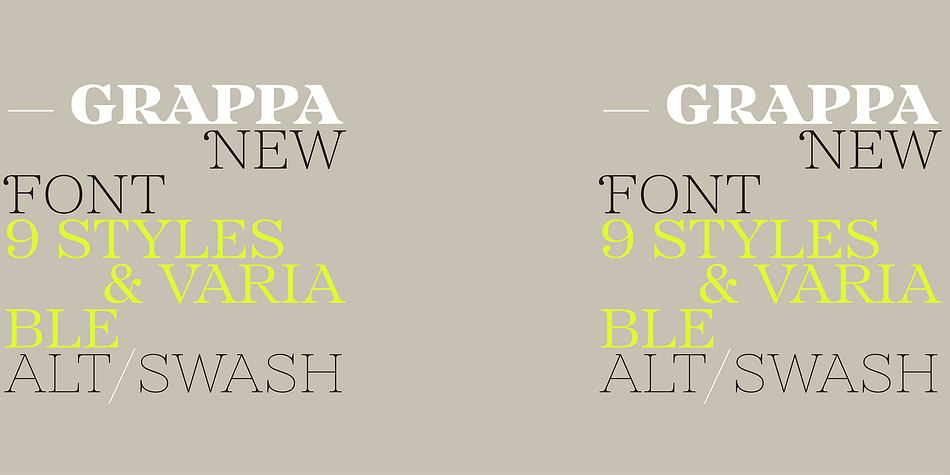 Grappa Font