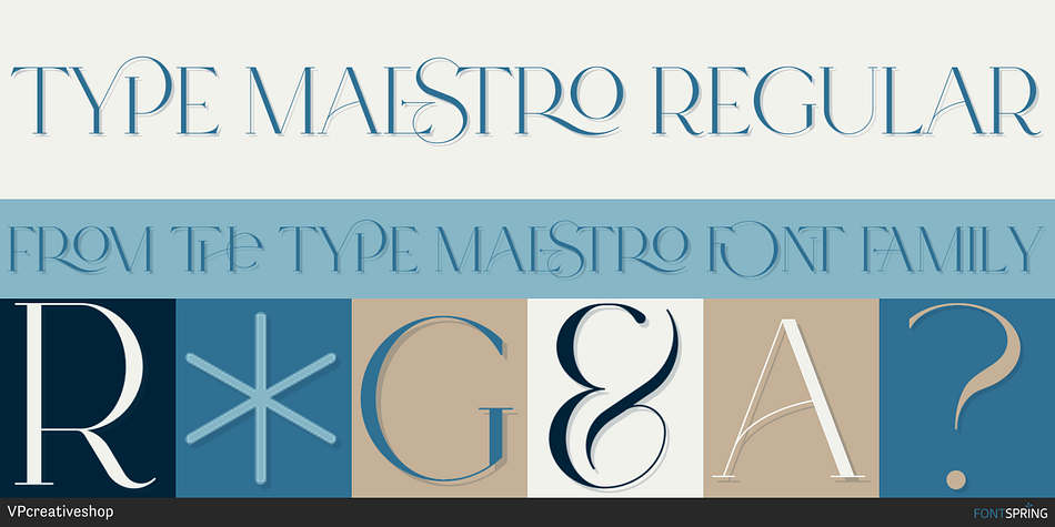 Type Maestro Regular Font