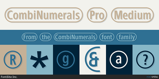 Fonts similar to CombiNumerals