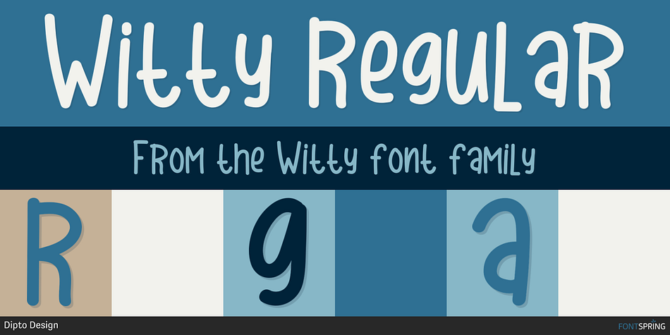Witty Regular Font