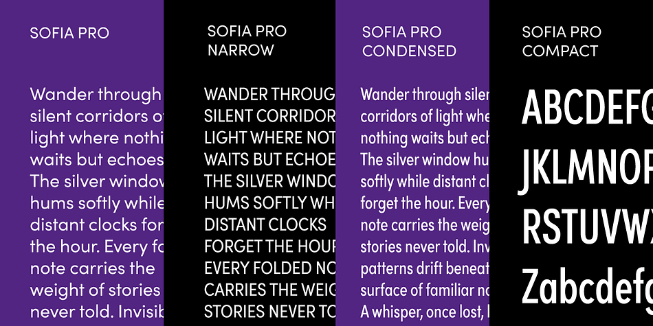 Sofia Pro Compact Font