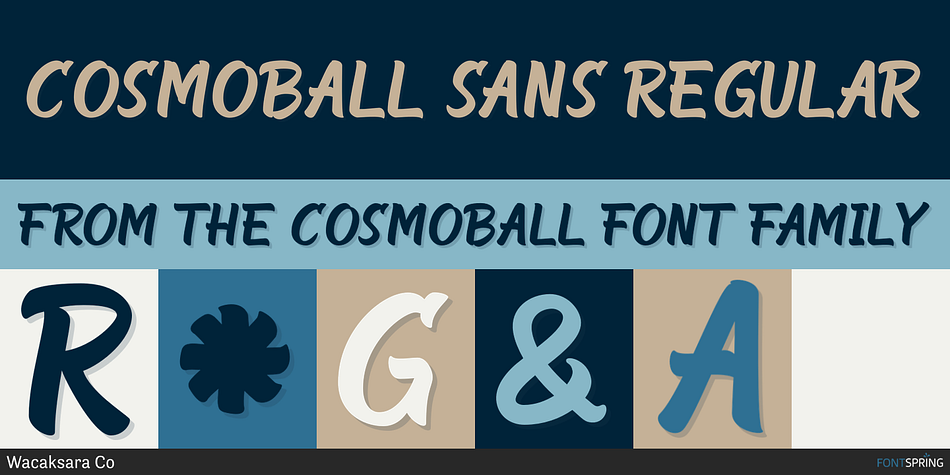 Cosmoball Sans Regular Font