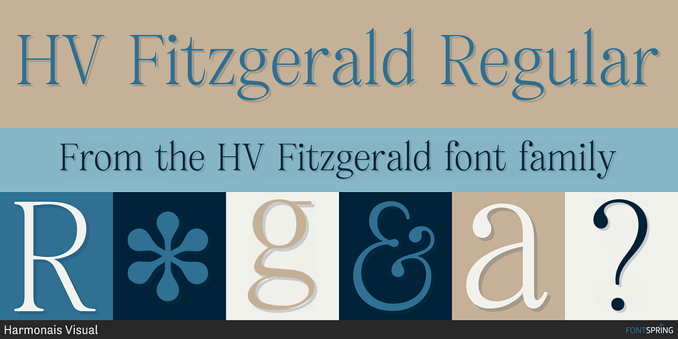 HV Fitzgerald Regular Font