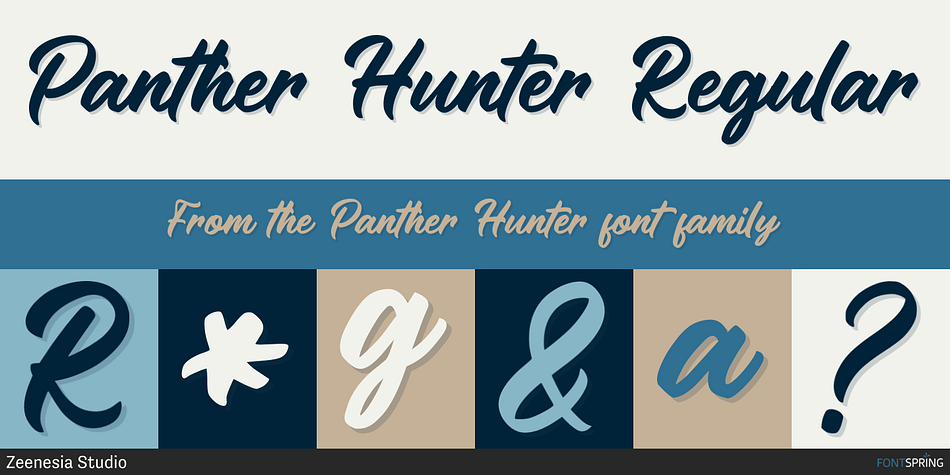Panther Hunter Regular Font