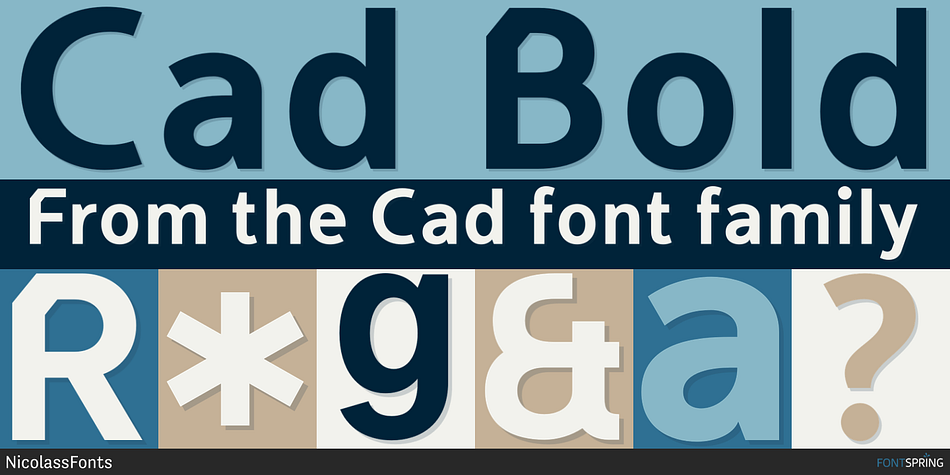 Cad Bold Font