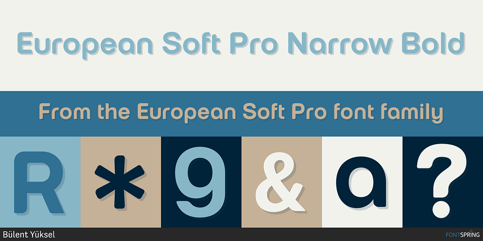 European Soft Pro Narrow Bold Font