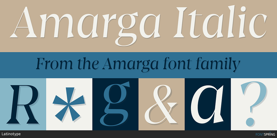 Amarga Italic Font