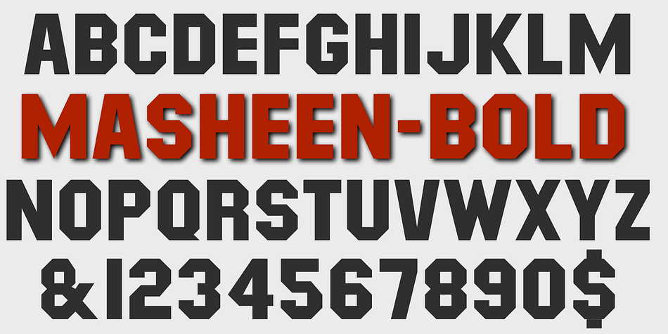 Masheen Font