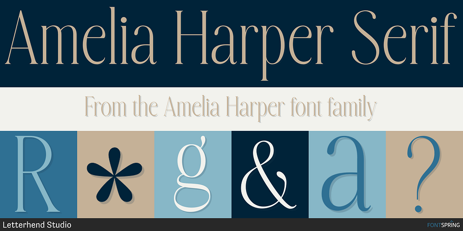 Amelia Harper Serif Font