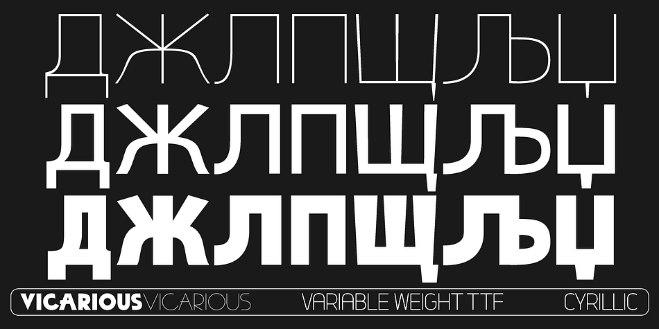 Vicarious Font
