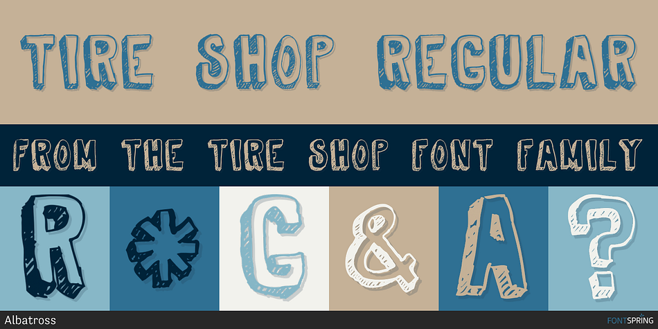 Tire Shop Font