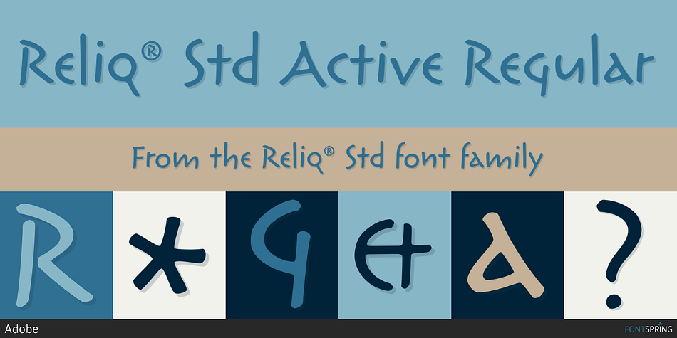 Reliq® Std Font