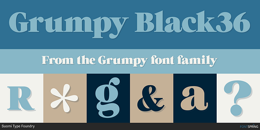 Fonts similar to Grumpy