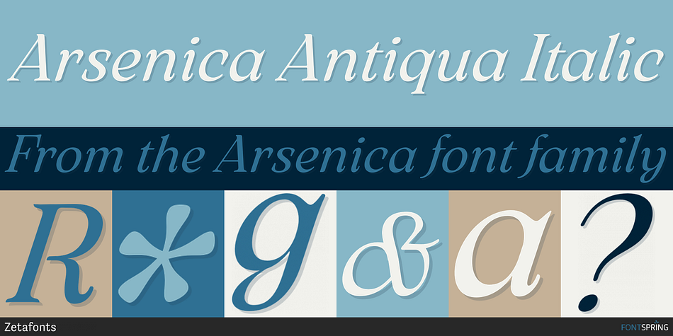 Arsenica Antiqua Pack Font