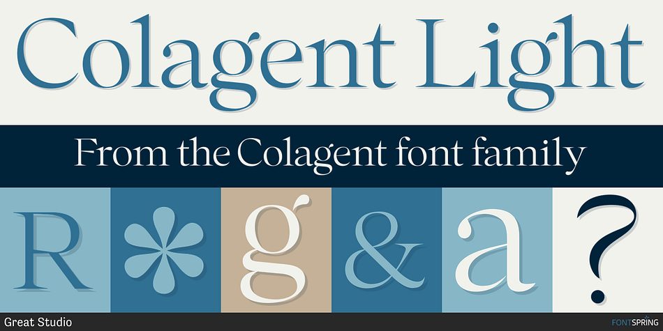 Colagent Light Font