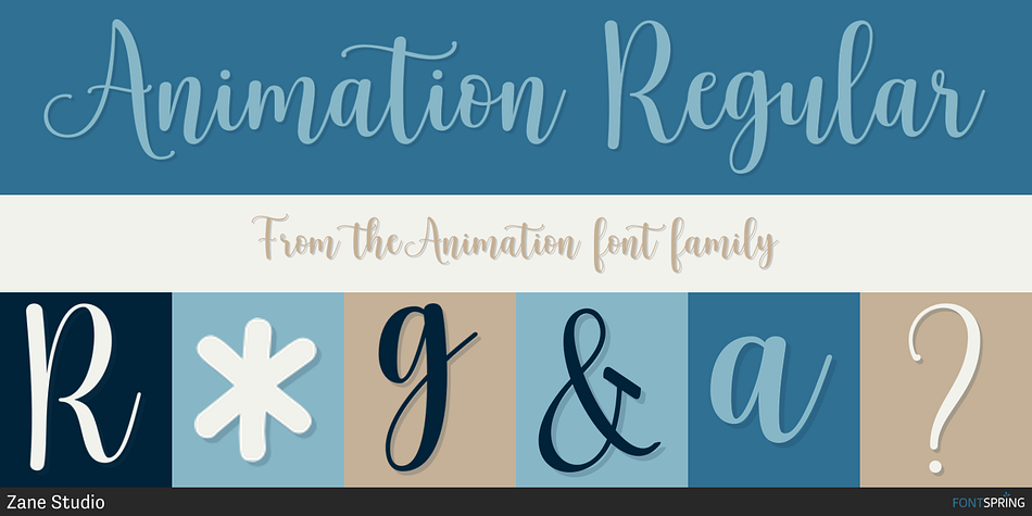 Animation Regular Font