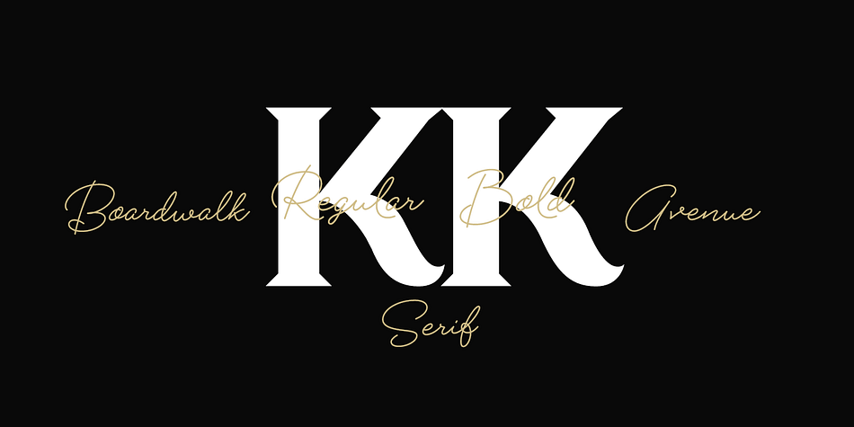 Boardwalk Avenue Font