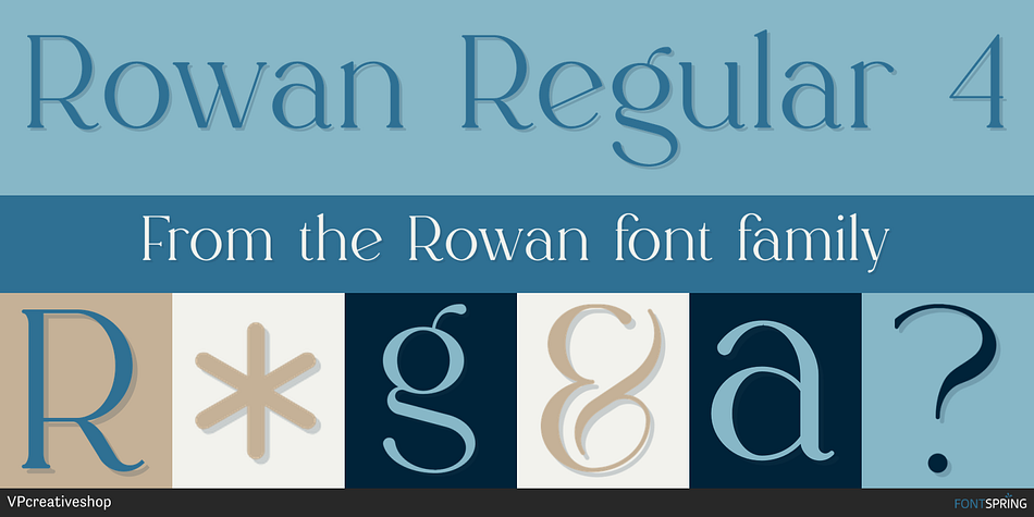 Rowan Regular 4 Font