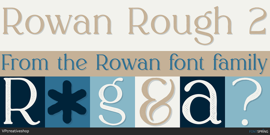 Rowan Rough 2 Font
