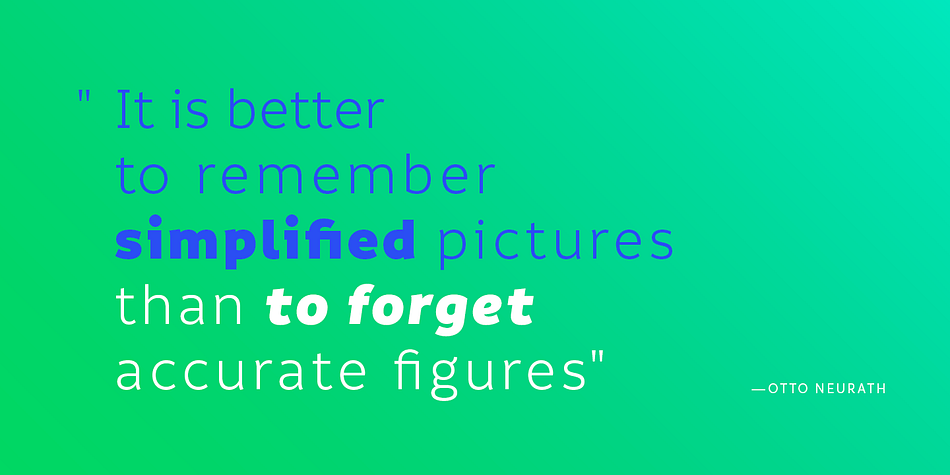 Informative Font