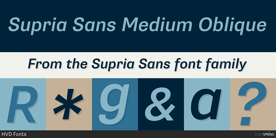 Supria Sans Font