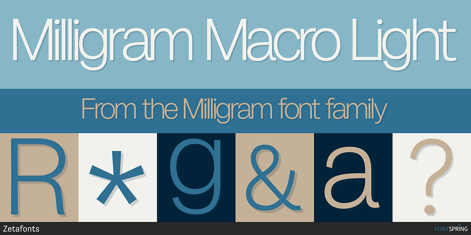 Milligram Macro Font