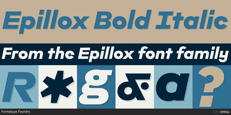 Epillox Bold Italic Font