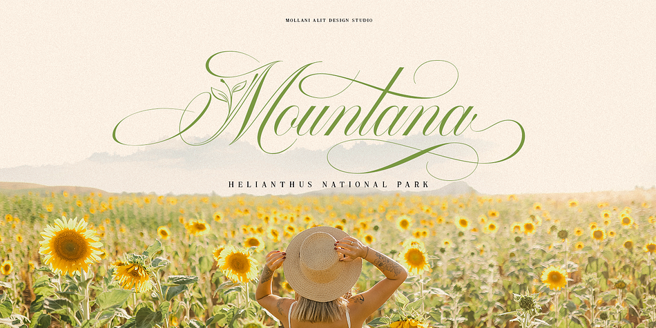 Mollani Nature Script Font