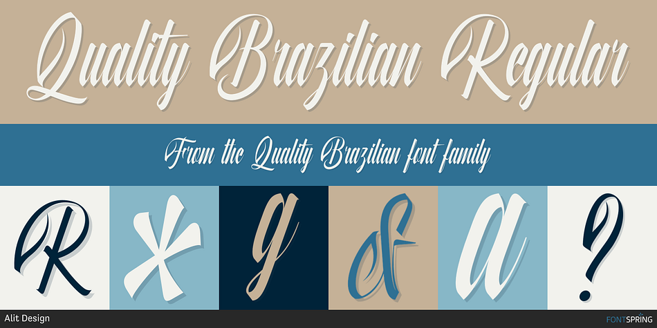 Quality Brazilian Regular Font