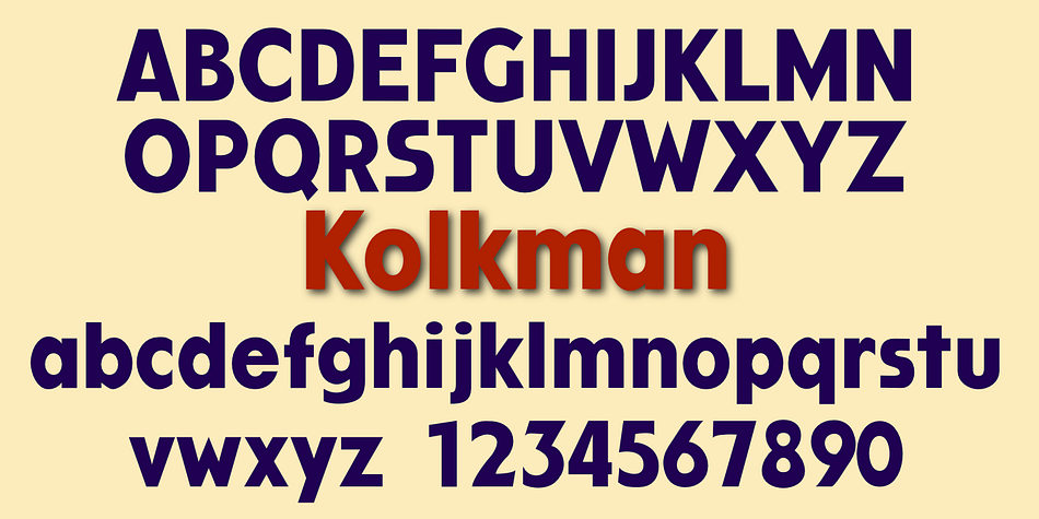 Kolkman Font