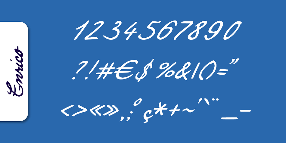 Enrico Handwriting Font