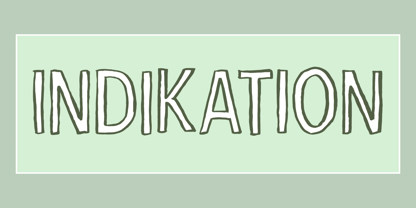 Indikation Font
