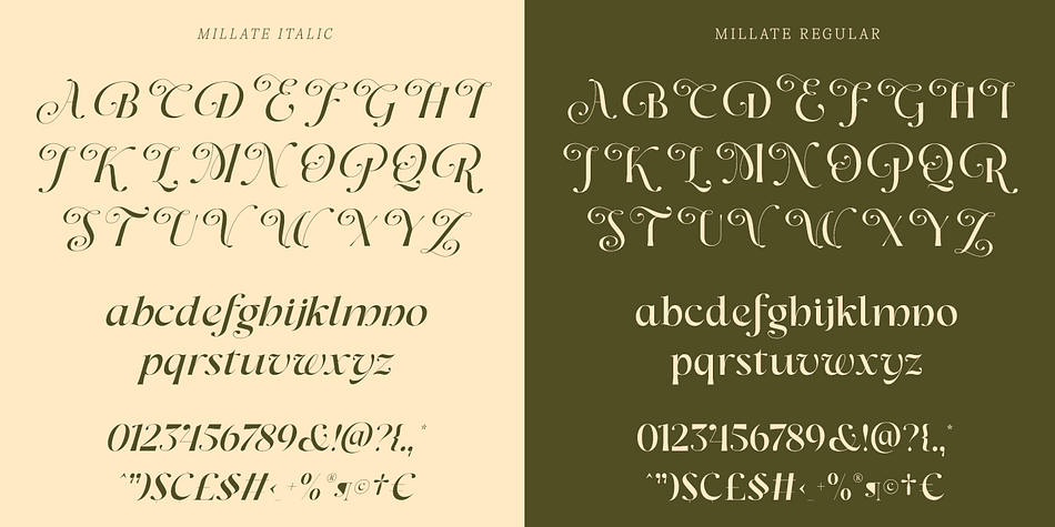 Dh Milate Font
