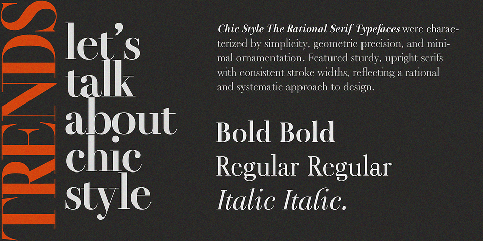 Chic Style Font