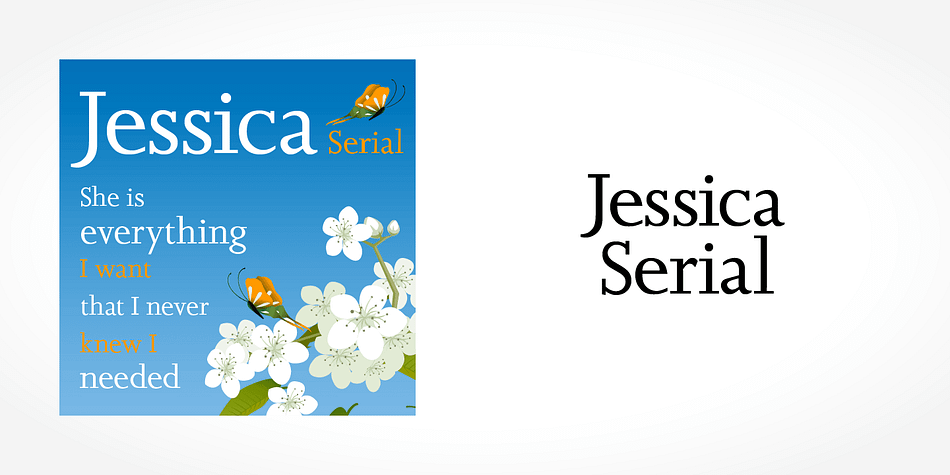 Jessica Serial Font